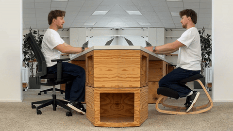 VILNO - Kneeling Chairs | -50% OFF | Ergonomic Rocking Kneeling Chair