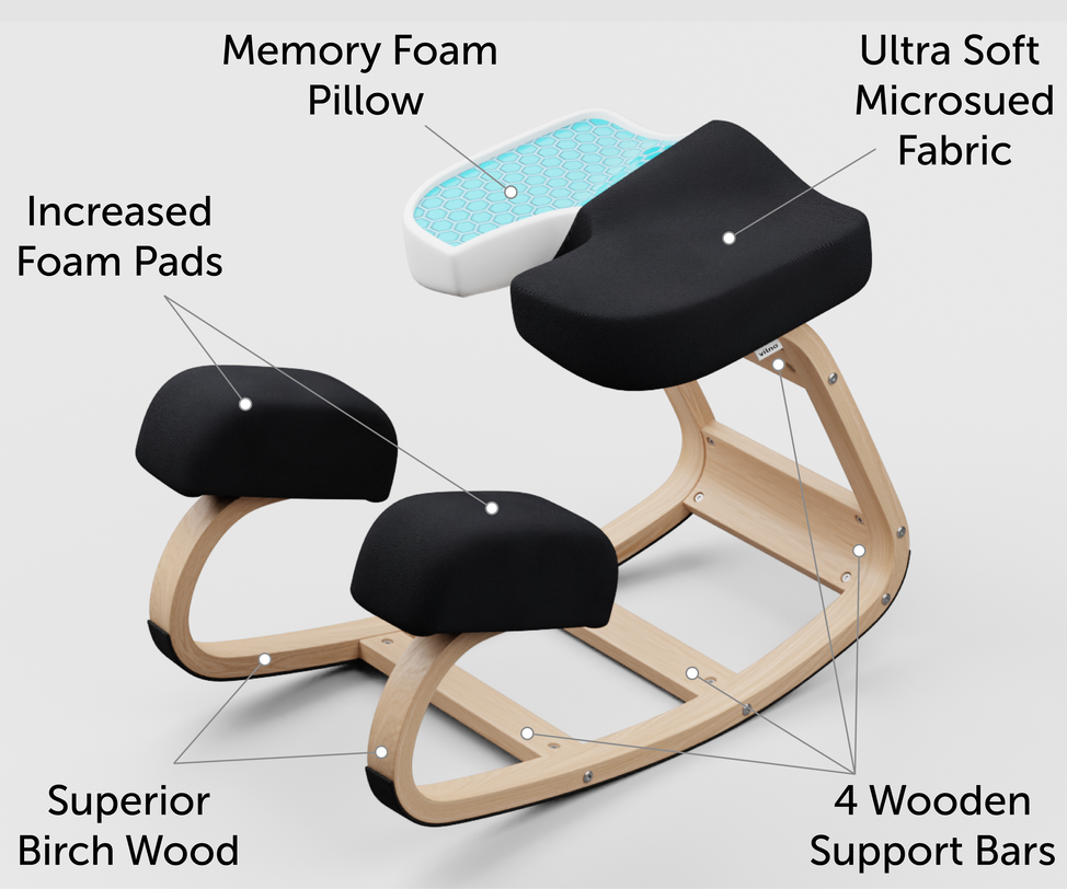 NOBEL | WOODEN ROCKING KNEELING CHAIR – VILNO