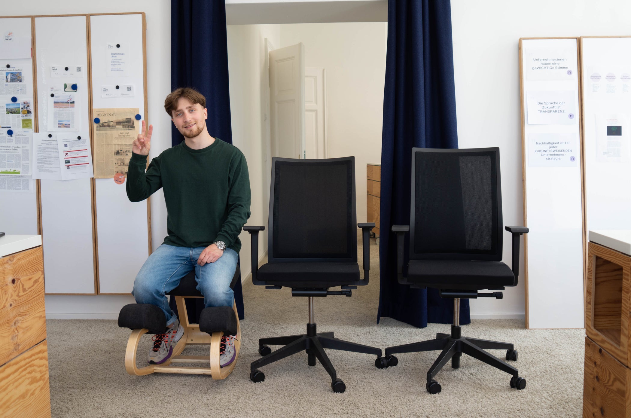 NOBEL | WOODEN ROCKING KNEELING CHAIR – VILNO